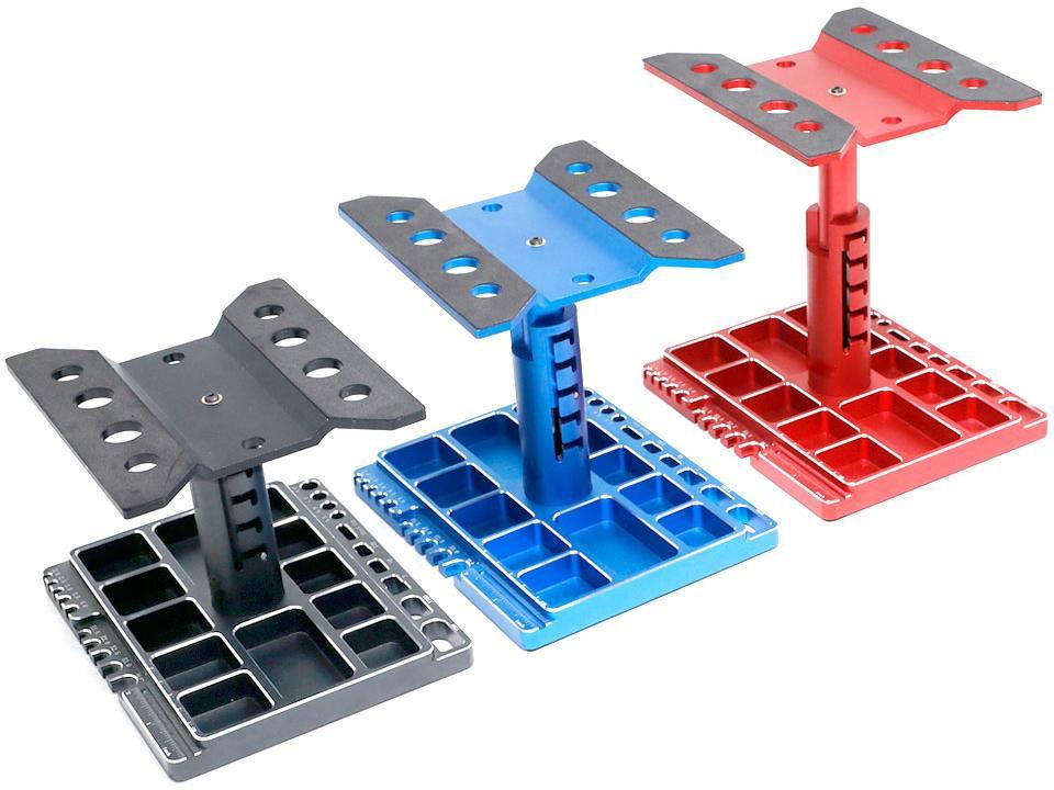 RC Car Work Stand, Aluminum Alloy 360 Degree Rotatable Lockable Regula ...